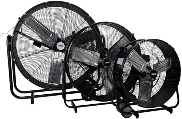 13200 m3/h - 90cm Fan Industrie Vloerventilator Kantelbaar - SPV900 ...