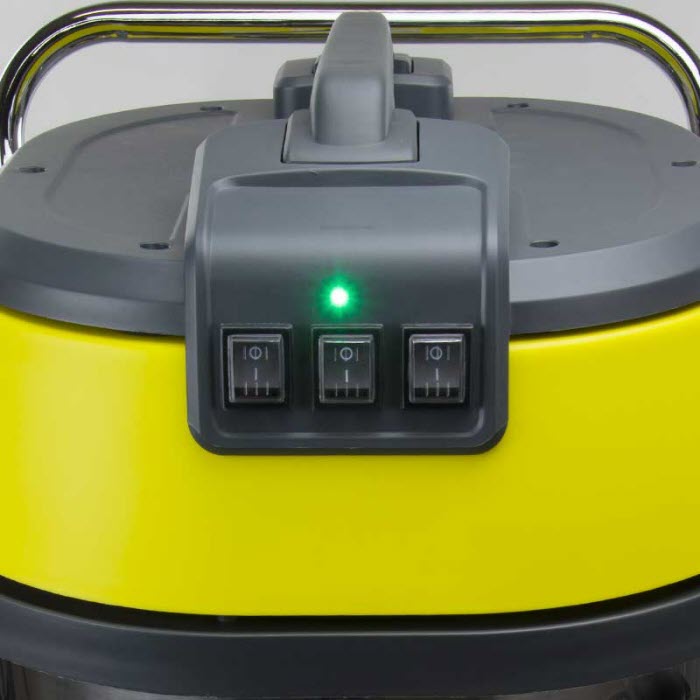 3000Watt - 80Liter RVS tank Industrie Stof & Waterzuiger met Autostop ...