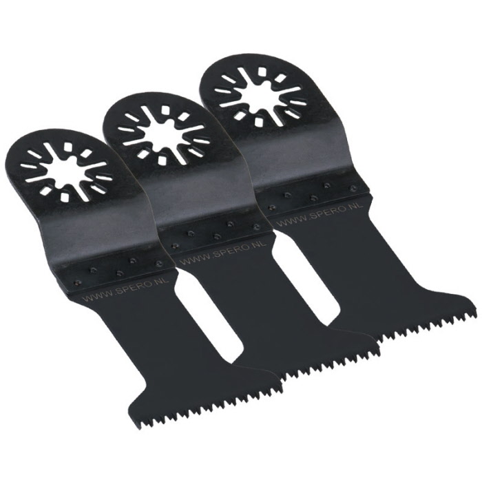 3 stuks 50mm HSS hout multitool zaagblad - Passend op Multihole & Fein ...