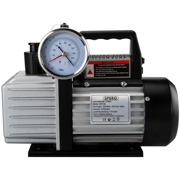 Vacuumpompen tbv airco, mallenbouw of warmtepomp installaties